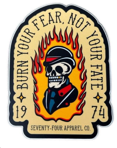 5.5" vinyl KTBF "Burn Your Fear" sticker/decal – KTBF™ | Keep The Bitch ...