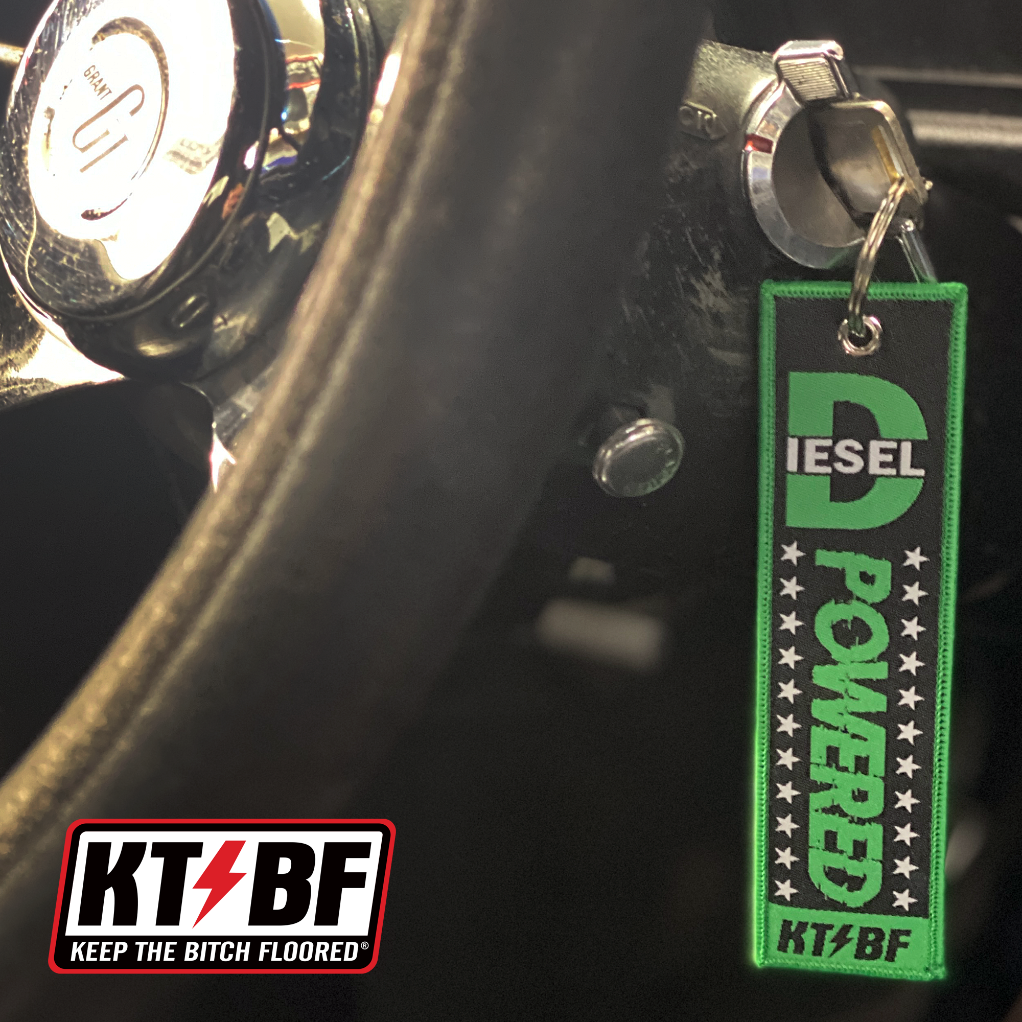KTBF™ "Diesel Powered" Ripcord Keychain – KTBF® | Keep The Bitch ...