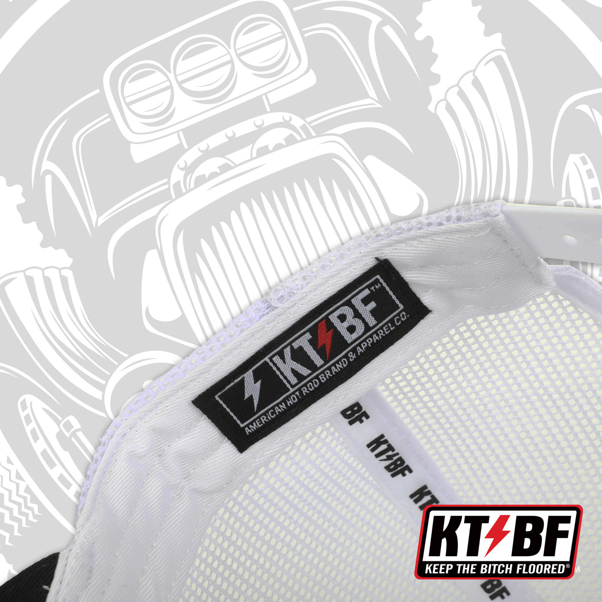 KTBF Black/White Snapback – KTBF™ | Keep The Bitch Floored® | Fuel It ...